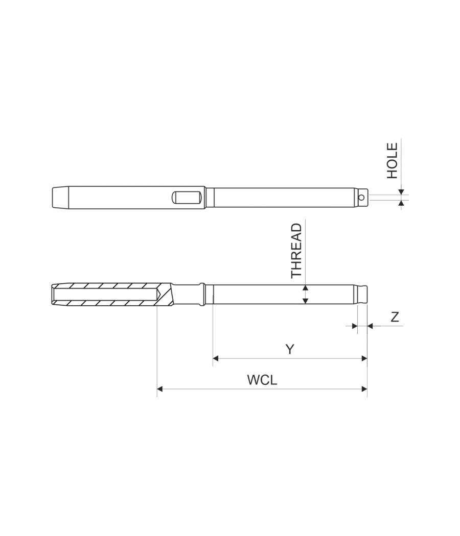Stud Terminals Wire Dia / Thread Size 3mm / 1/4"